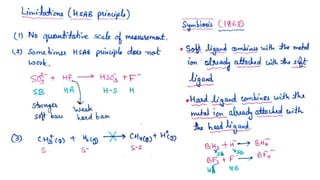 Hard and soft acids and bases (hsab) | PPTX