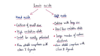 Hard and soft acids and bases (hsab) | PPTX