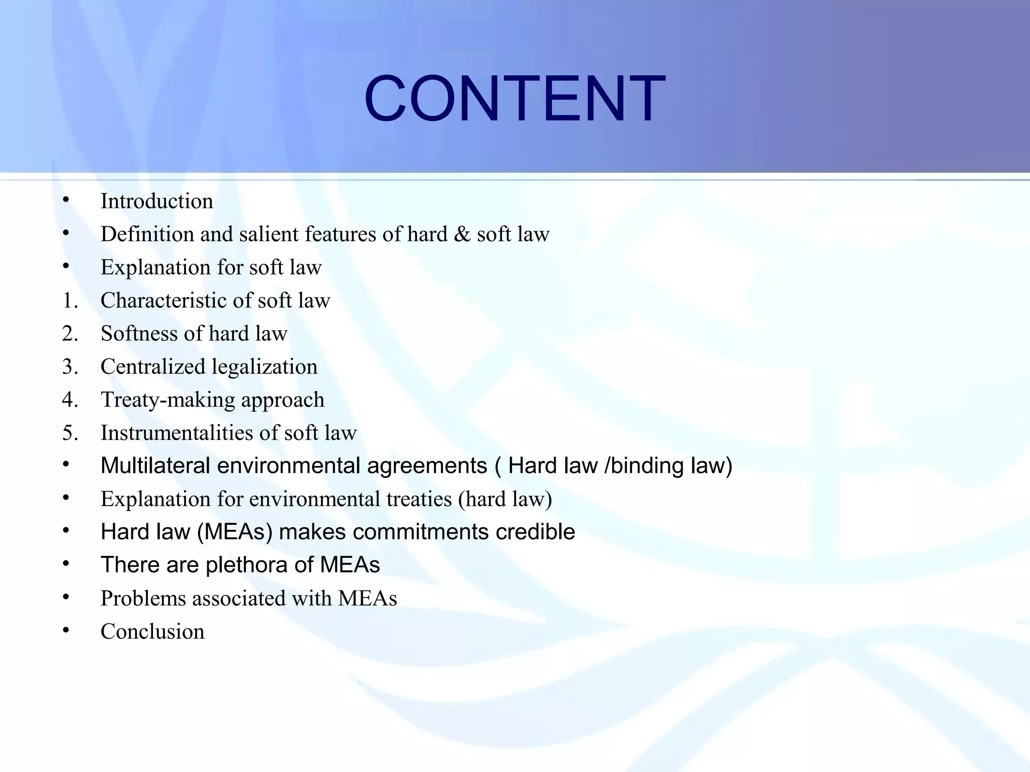 Hard and soft law copy | PPT