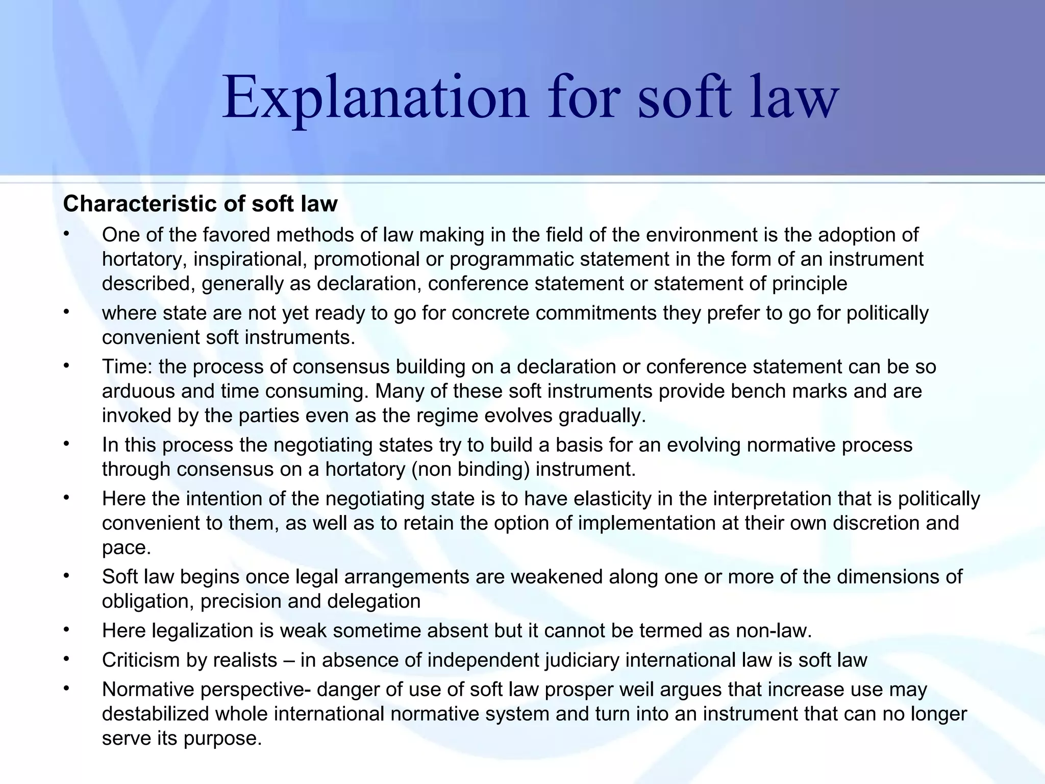 Hard and soft law copy | PPT