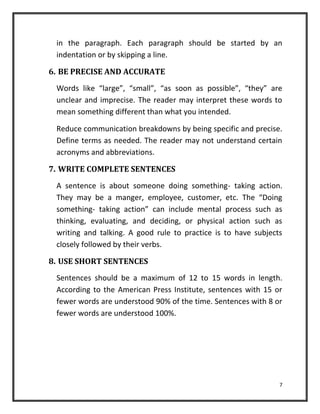 Hardcopy of "Basics of effective writing","Business letters-types ...