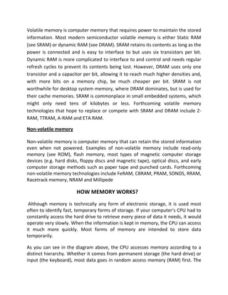 COMPUTER MEMORY | DOCX