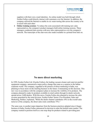 Eureka Forbes | DOCX