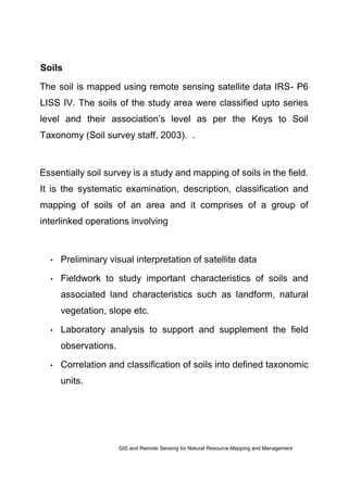 GIS and Remote Sensing | PDF