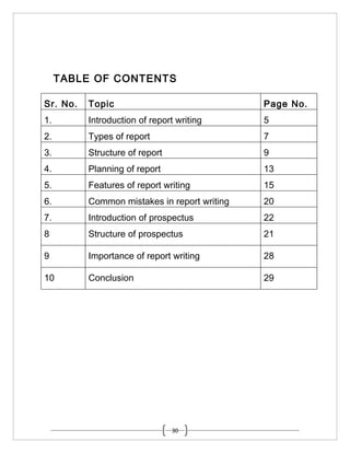 Hard copy of report writing | DOC