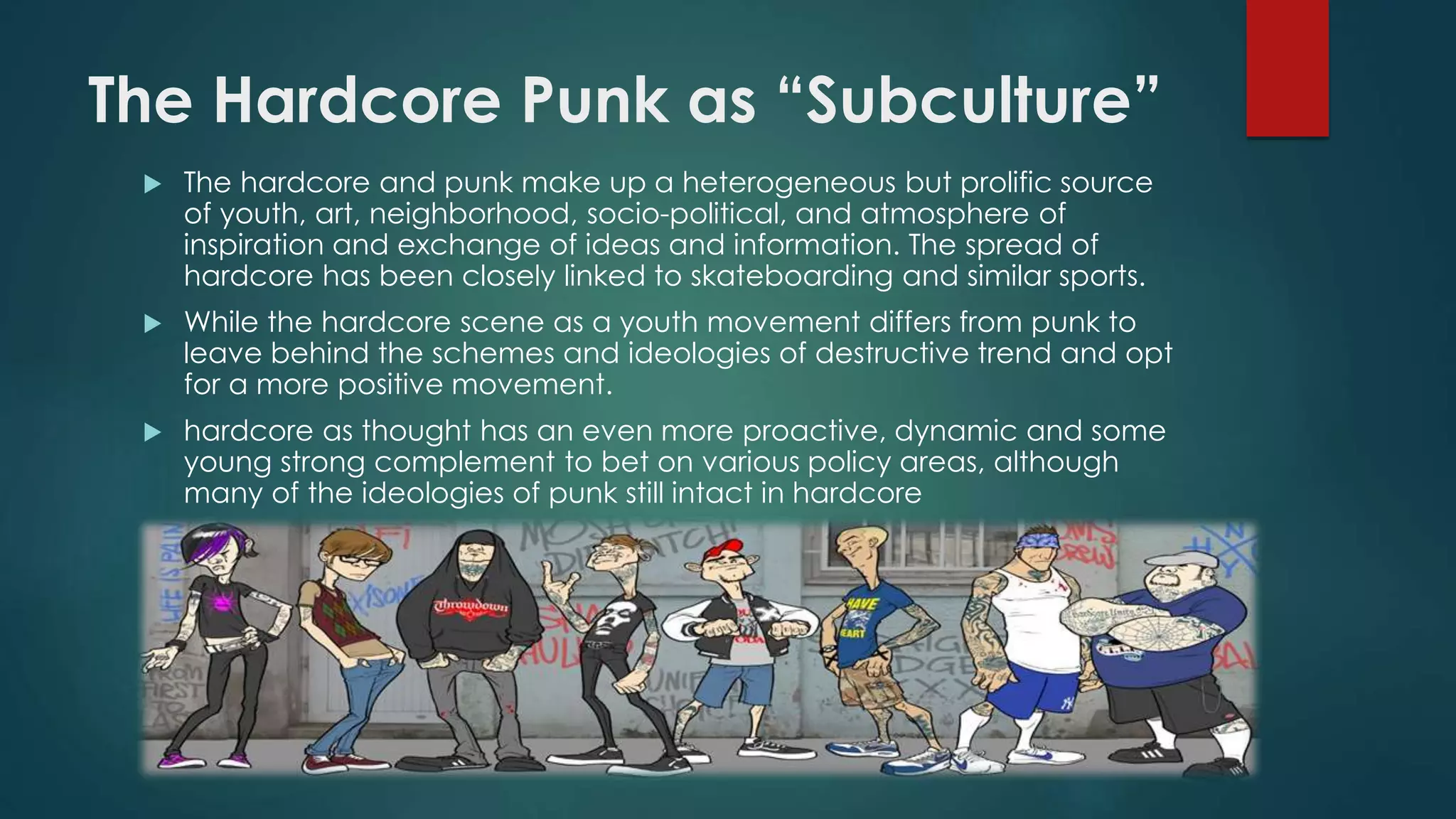 Hardcore punk (Ingles) | PPTX