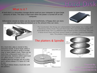 Hard disk | PPT