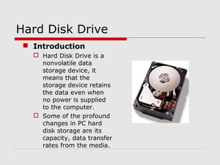 Hard disk | PPT
