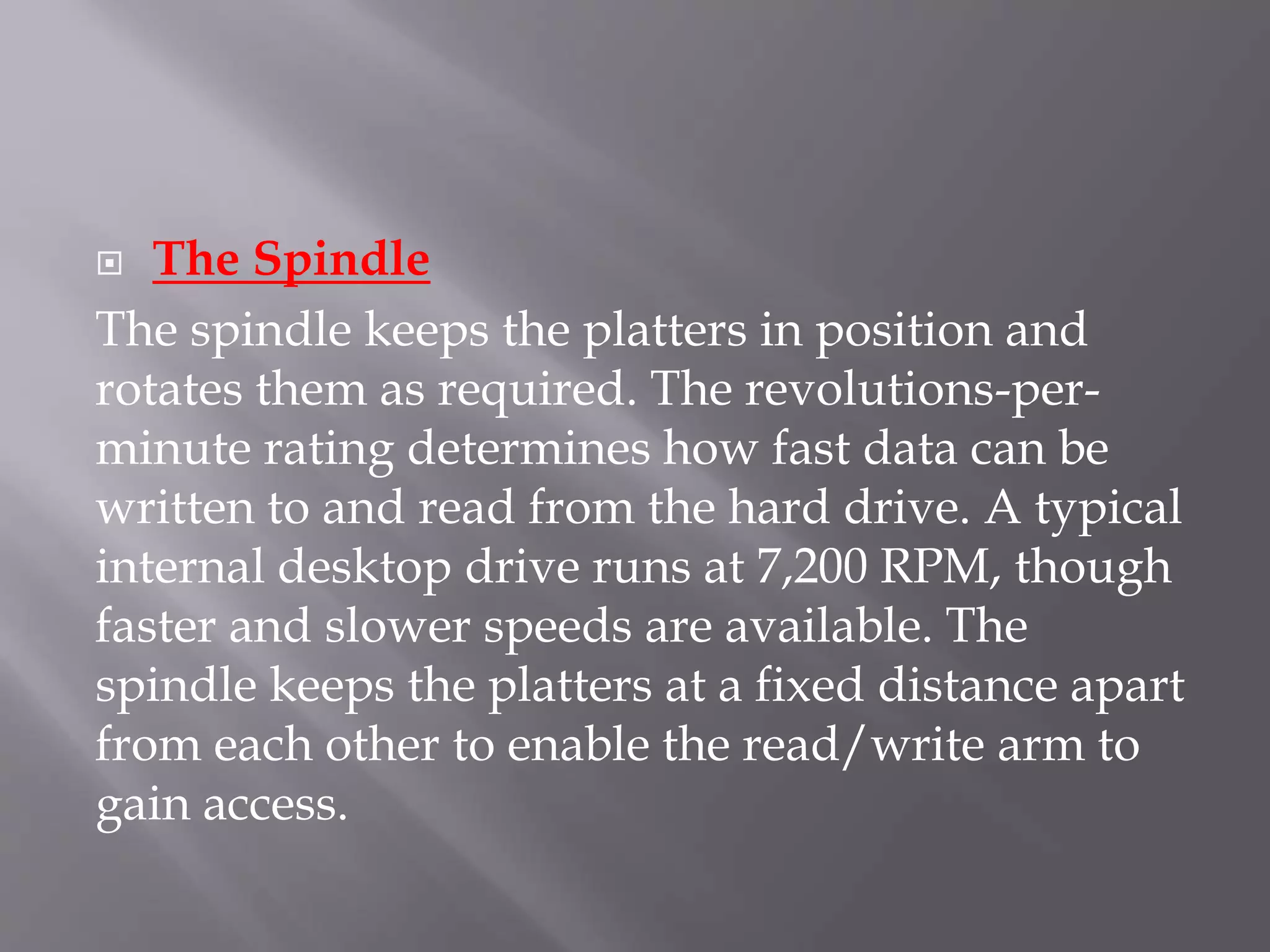 Hard disk | PPTX