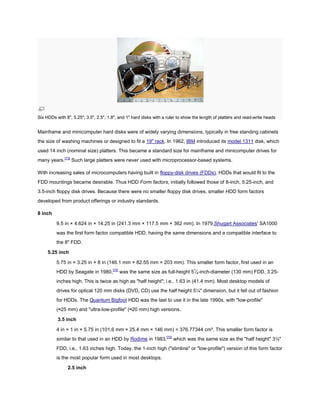 Hard disk drive | DOCX