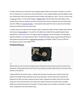 Hard disk drive | DOCX