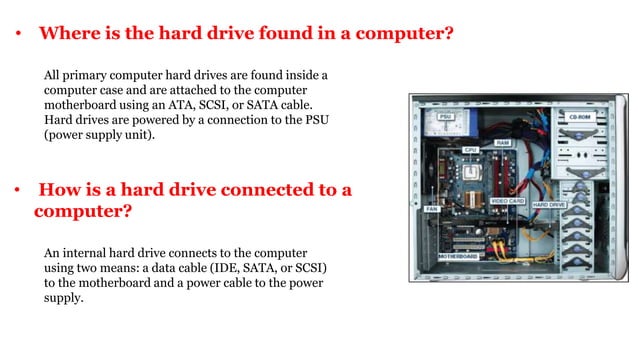 Hard Disk Drive | PPTX | Operating Systems | Computer Software and Applications