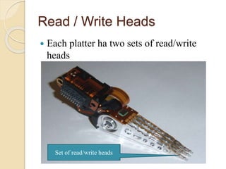 Hard disk drive components | PPTX