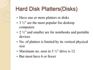 Hard disk drive components | PPTX