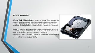 Hard disk drive | PPT