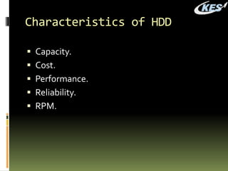 Hard disk drives | PPTX