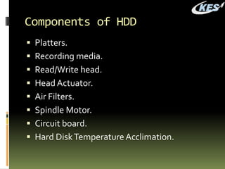 Hard disk drives | PPT