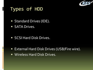 Hard disk drives | PPT