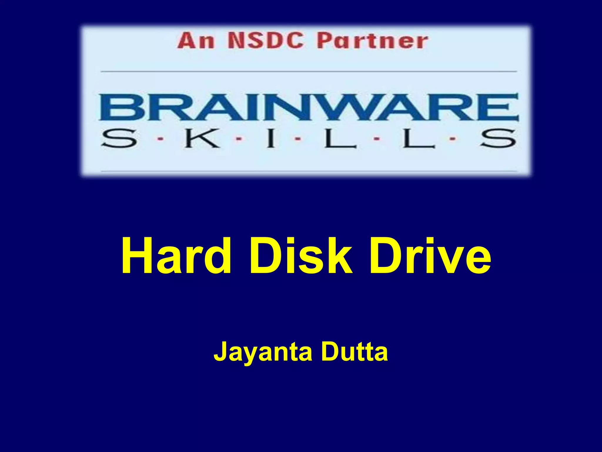 Hard disk drives | PPT