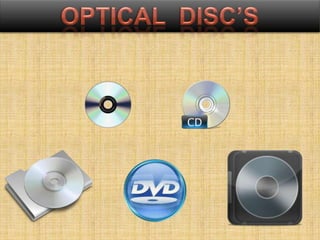 Hard disk & Optical disk (college group project) | PPTX
