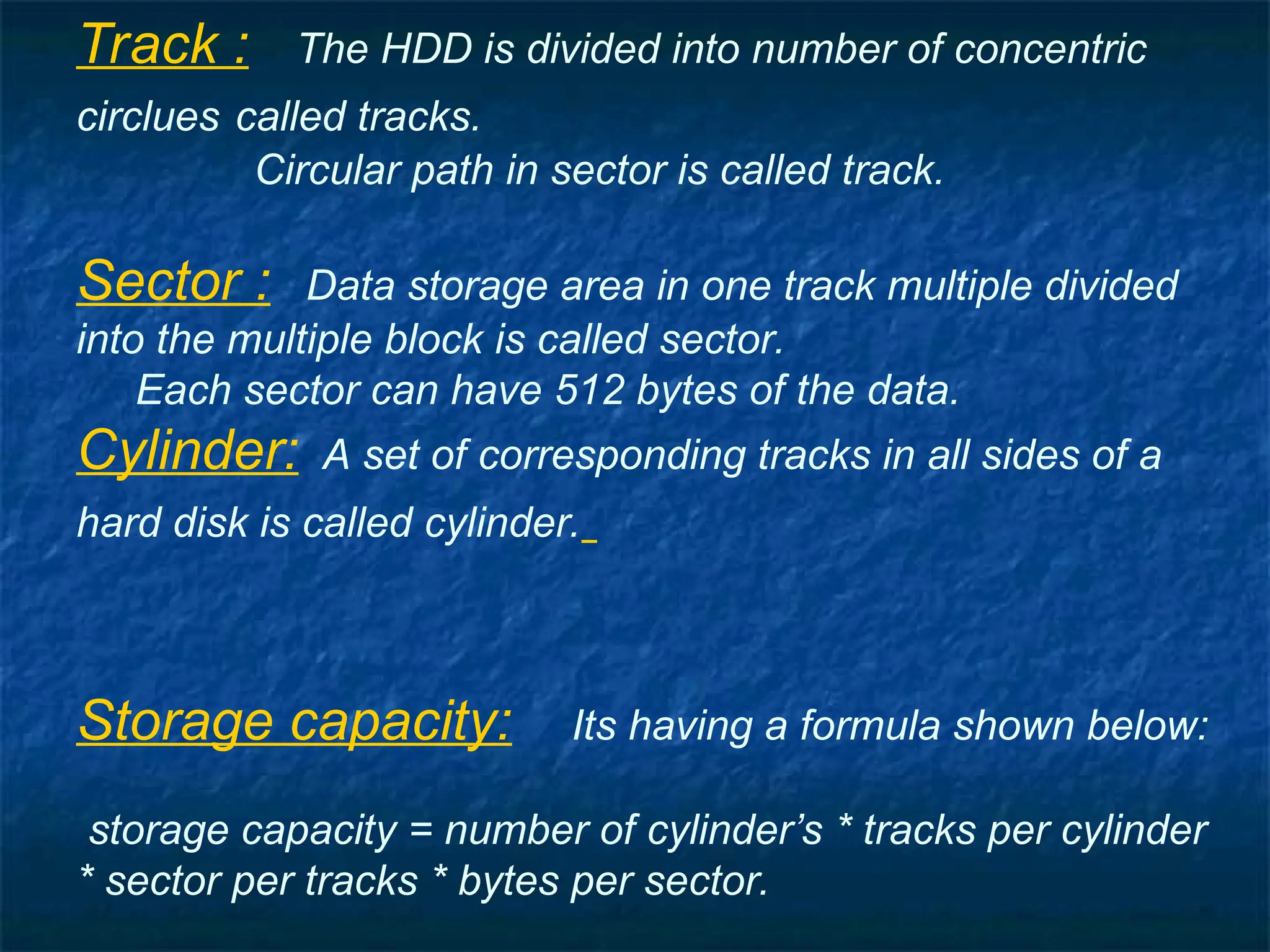 It is a data storage device in a computer. | PPT