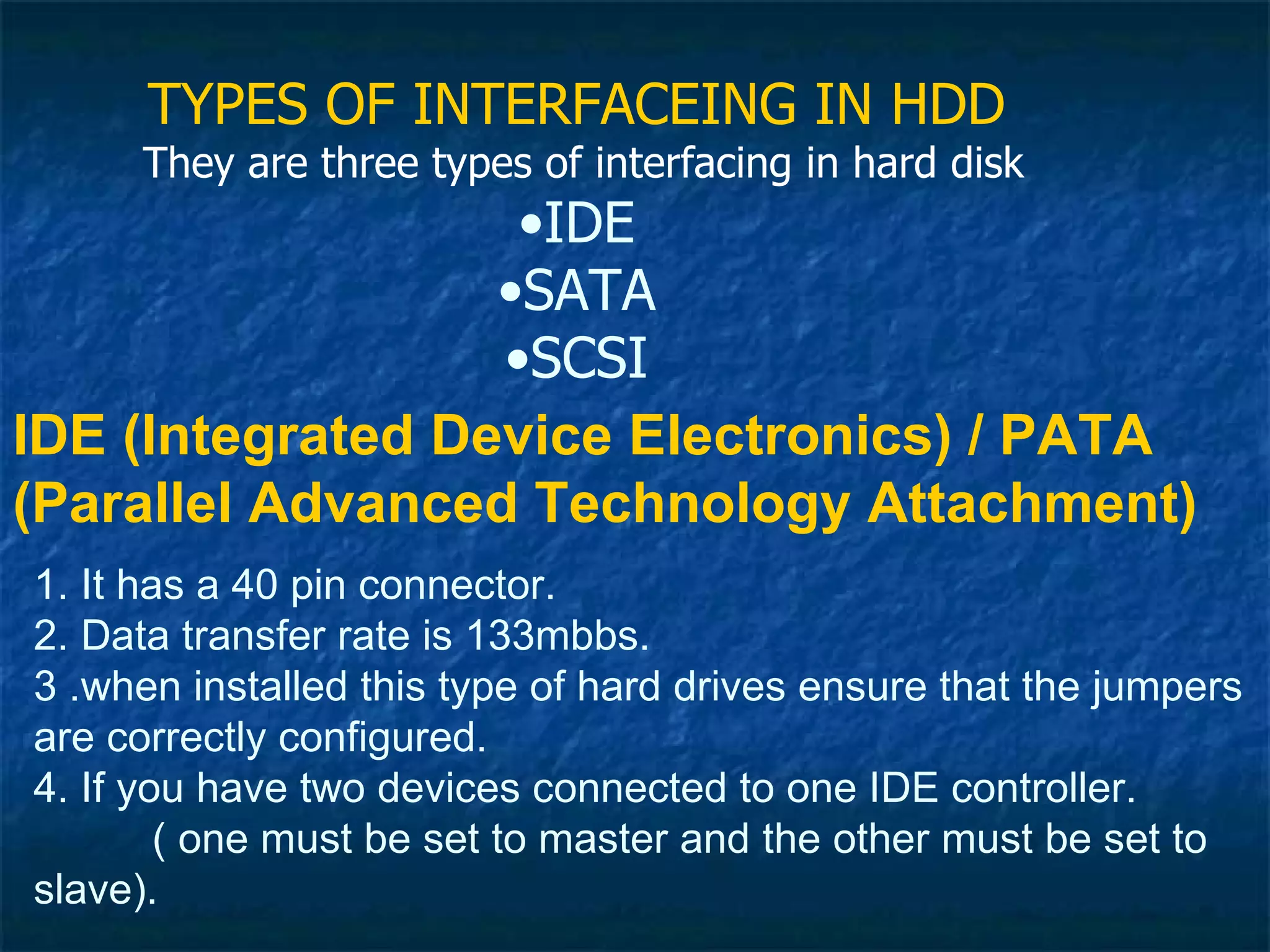 Hard disk PPT | PPT