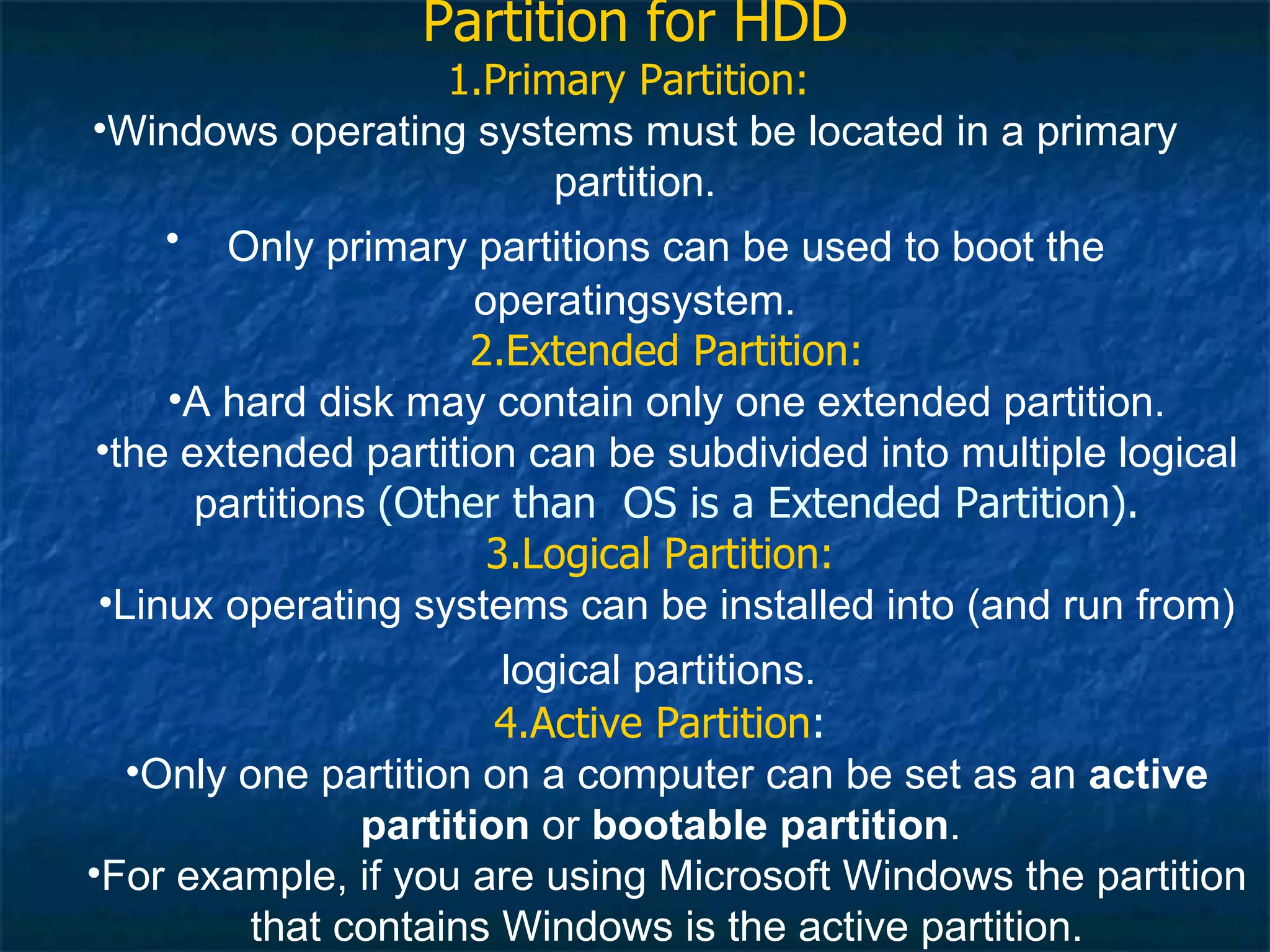 Hard disk PPT | PPT