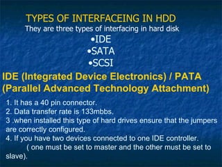 Hard disk PPT | PPT