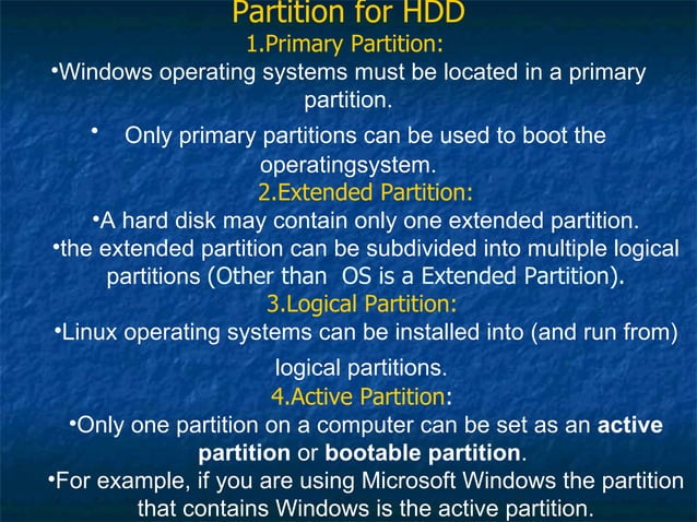 Hard disk PPT | PPT | Operating Systems | Computer Software and ...