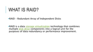Raid Technology | PPTX