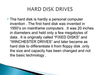 Hard drive | PPT