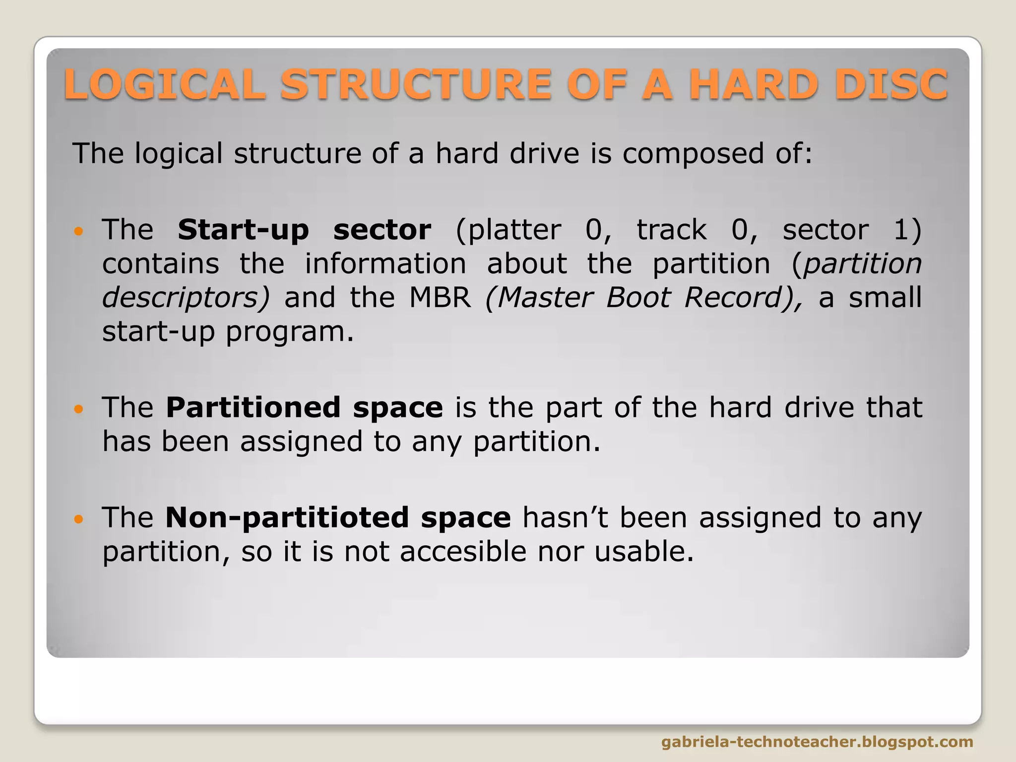 Hard drive partitions | PPSX