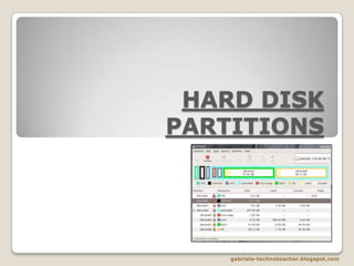 Hard drive partitions | PPSX