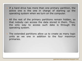 Hard drive partitions | PPSX