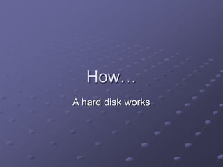 Hard drive presentation.ppt