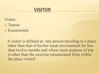 Concept of Tourism | PPTX