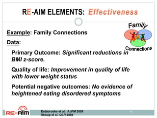 Planning, Implementing, and Evaluation Using the RE-AIM Framework with Samantha Harden, PhD | PDF
