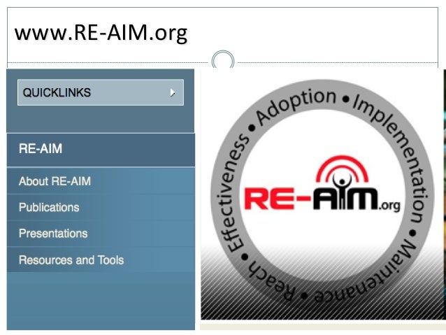 Planning Implementing And Evaluation Using The Re Aim Framework Wit…