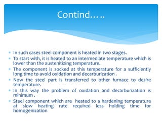 Hardening (Heat treatment) Quenching | PPTX