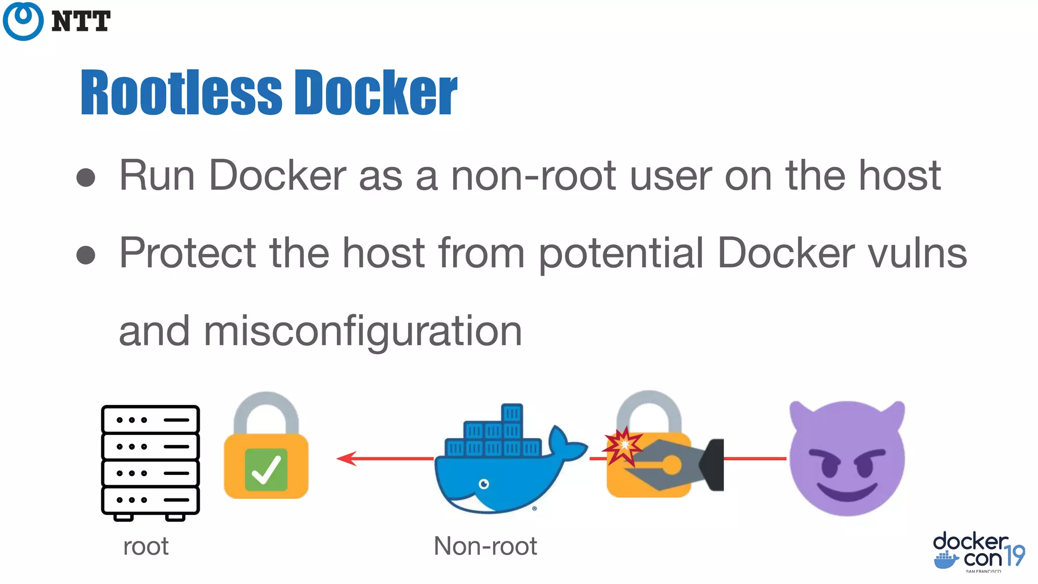 Dockercon 2019 Hardening Docker Daemon With Rootless Mode Ppt