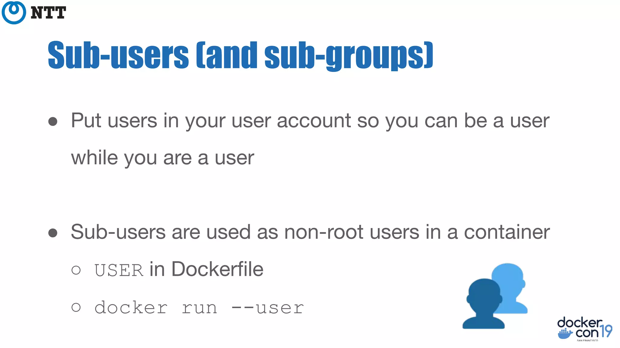 [DockerCon 2019] Hardening Docker daemon with Rootless mode | PDF