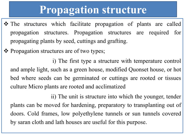 Hardening, packaging & transport of micropropagules and construction of ...