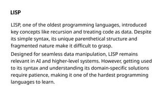 Hardest Programming Languages To Learn in 2025 | PPT