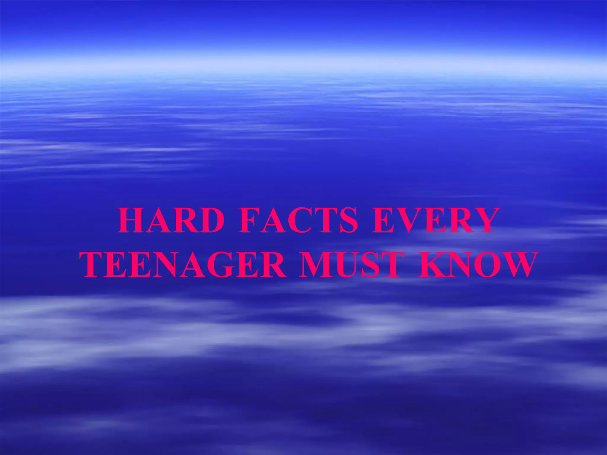 Hard Facts Slide | PPT