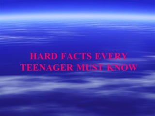 Hard Facts Slide | PPT