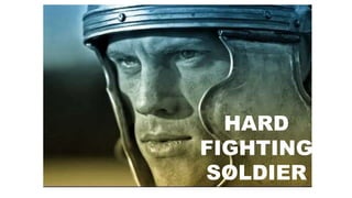 Hard fighting soldier | PPTX
