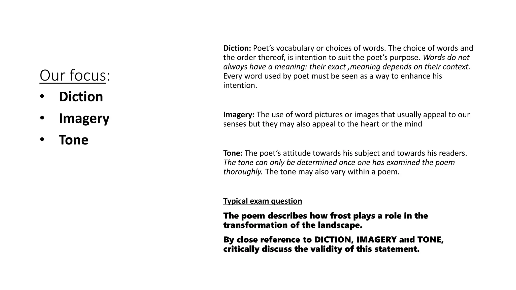 Hard frost poem | PPTX