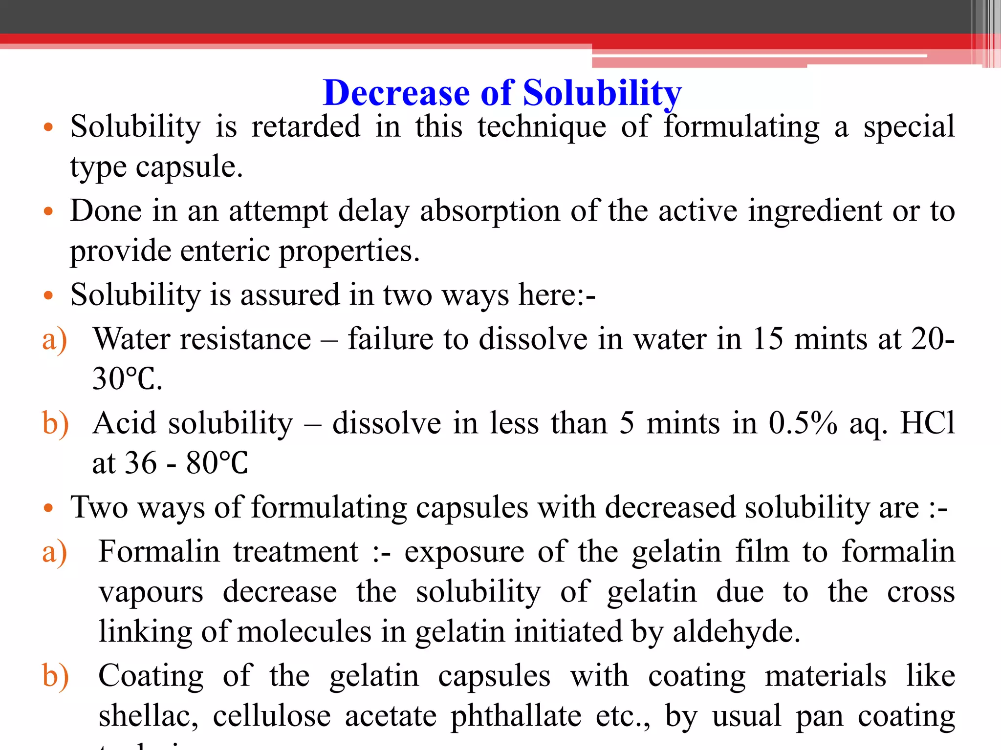 Hard gelatin capsules - a detailed study | PPTX
