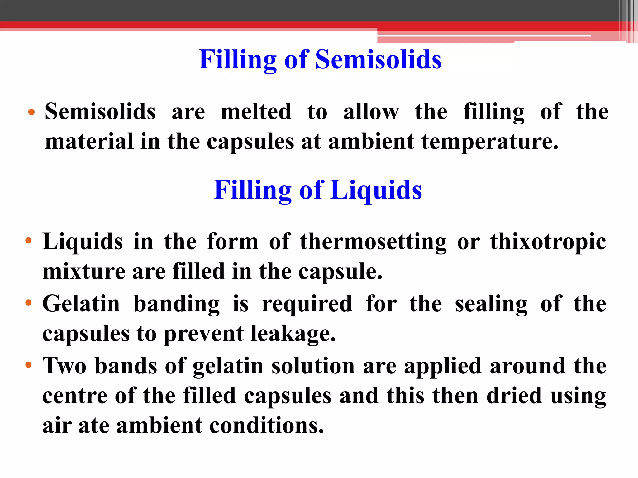 Hard gelatin capsules - a detailed study | PPTX