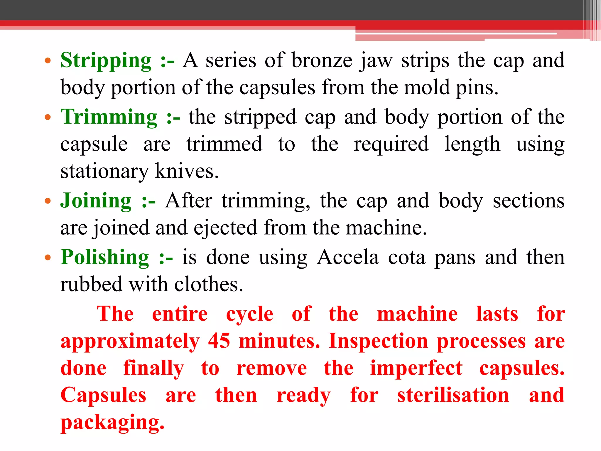 Hard gelatin capsules - a detailed study | PPTX